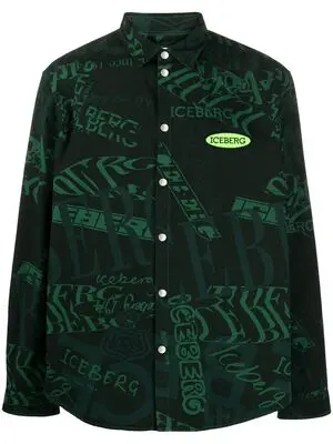 Iceberg Logo-print Shirt
