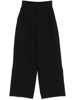 Y3 Wide-leg Trousers - Black