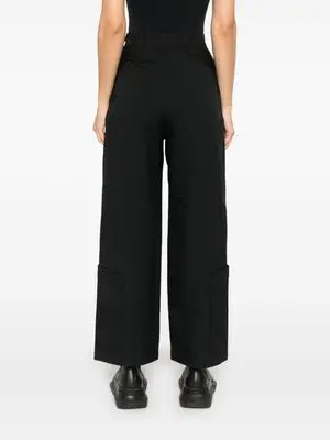 Y3 Wide-leg Trousers - Black
