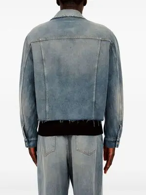 MAISON MARGIELA Cotton Denim Jacket - Blue