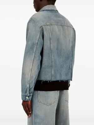 MAISON MARGIELA Cotton Denim Jacket - Blue