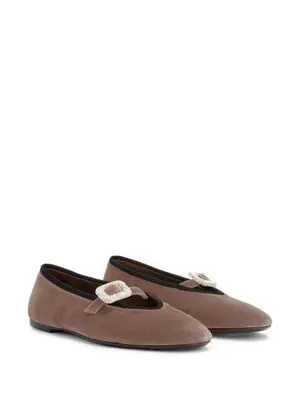 GIUSEPPE ZANOTTI Georgia Buckle Ballet Flats
