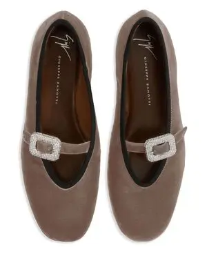 GIUSEPPE ZANOTTI Georgia Buckle Ballet Flats