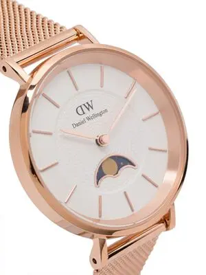 DANIEL WELLINGTON Petite Moonphase 32mm - White