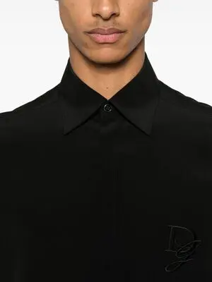 Dolce & Gabbana Logo-embroidered Shirt