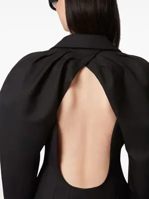 Nina Ricci Halter Cocoon-sleeve Coat