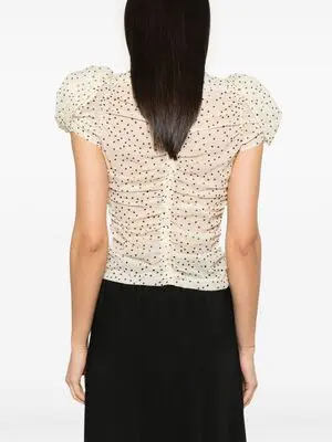 Magda Butrym Polka Dot Blouse