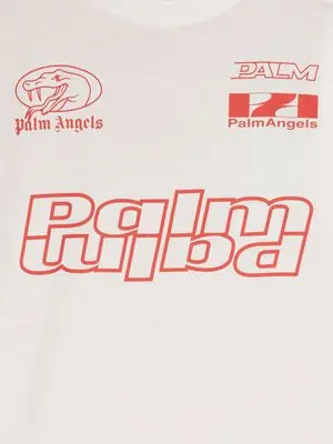 Palm Angels Snake-print T-shirt - White