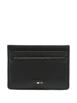 BOSS Faux-leather Card Holder - Black