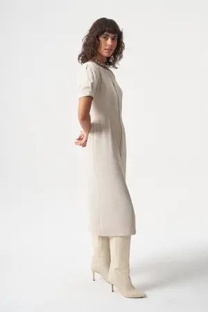 MIZALLE Woven Zipper Dress