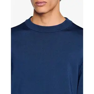 Sandro Crewneck Fine-knit Jumper - Bleus