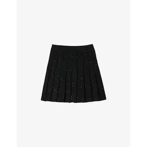 Pleated Tweed Skirts