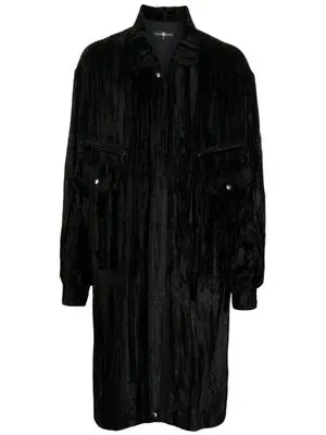 EDWARD CRUTCHLEY Velvet Tailored Coat