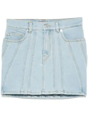 MUGLER Spiral Mini Skirt