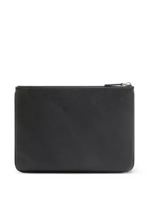 Valentino Garavani Vlogo Signature Grainy Calfskin Pouch