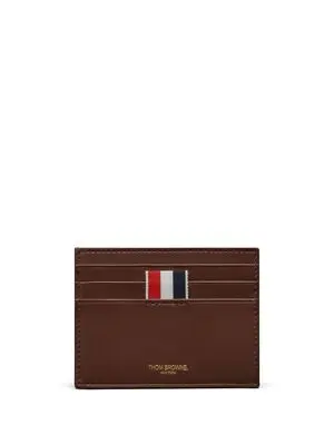 Thom Browne Double Card Holder - Brown