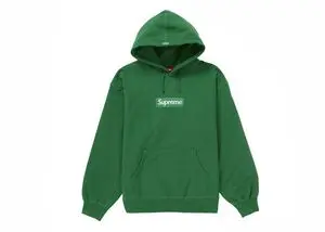 Supreme Box Logo Hooded Sweatshirt - Green