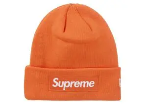 Supreme Box Logo Beanie - Dark Orange