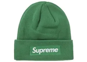 Supreme New Era Box Logo Beanie - Green