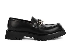 Gucci Interlocking G Chain Loafer - Black