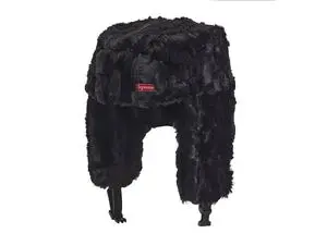 Supreme Ushanka Trapper Hat - Black