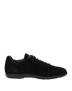 Santoni Leather Sneakers - Black