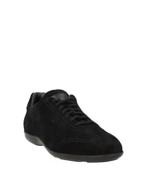 Santoni Leather Sneakers - Black