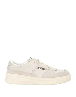 MSGM Leather Low-top Sneakers