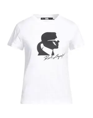 Karl Lagerfeld Logo-print Organic Cotton T-shirt - White