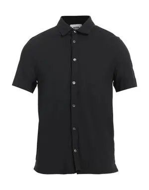 Alpha Studio Shirt Size Cotton, Elastane - Black