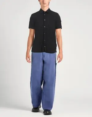 Alpha Studio Shirt Size Cotton, Elastane - Black