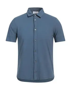 Alpha Studio Shirt Size Cotton, Elastane - Blue