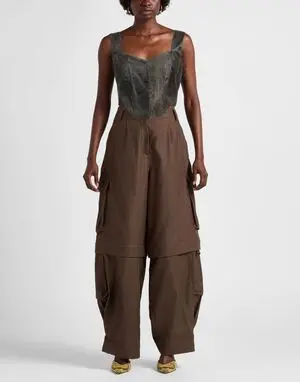 RINASCIMENTO Coated Crop Top