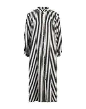 SHIRTAPORTER Midi Shirtdress - Black