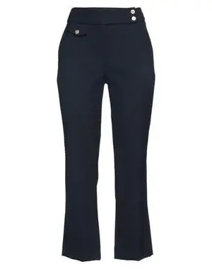 Seductive Straight-leg Crepe Pants - Navy