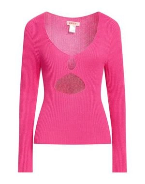 KONTATTO Ribbed-knit Sweater - Fuchsia