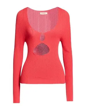 KONTATTO Ribbed-knit Sweater - Red