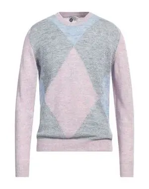 HERITAGE Geometric-print Sweater - Lilac