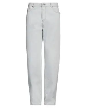 DIESEL® Straight-leg Jeans With Leather Trims