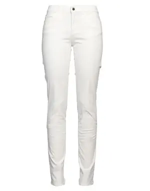 Emporio Armani Twill Tapered Pants - White