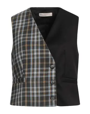 RINASCIMENTO Gabardine Tartan Vest