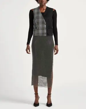 RINASCIMENTO Gabardine Tartan Vest