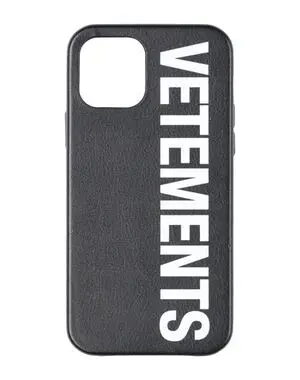 Vetements Covers & Cases Plastic, Textile Fibers - Black