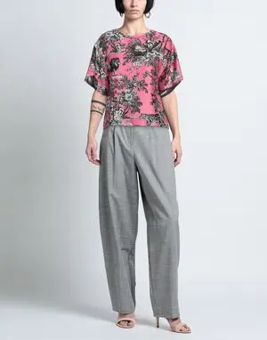 SHIRTAPORTER Floral-print Satin Top - Pink