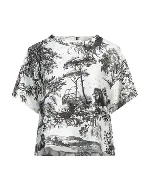 SHIRTAPORTER Floral-print Satin Top