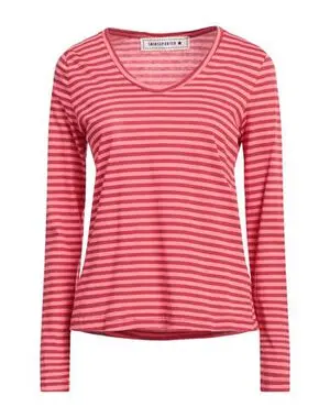 SHIRTAPORTER Striped Jersey T-shirt - Red
