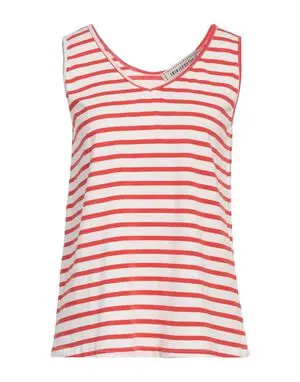SHIRTAPORTER Striped Jersey Top - Red