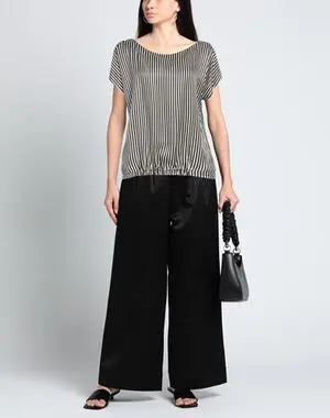 SHIRTAPORTER Striped Satin Top