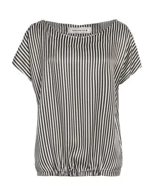SHIRTAPORTER Striped Satin Top
