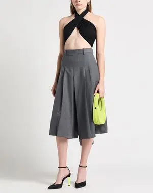 Ami Silk Chiffon Crop Top - Black
